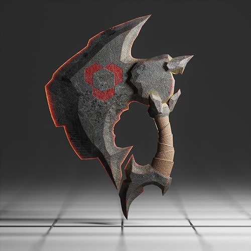 3D model Stone hand ax VR / AR / low-poly | CGTrader