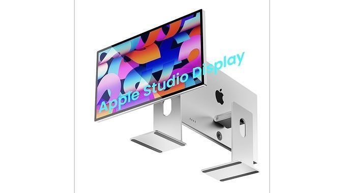 Studio Display by Apple 3D model rigged | CGTrader