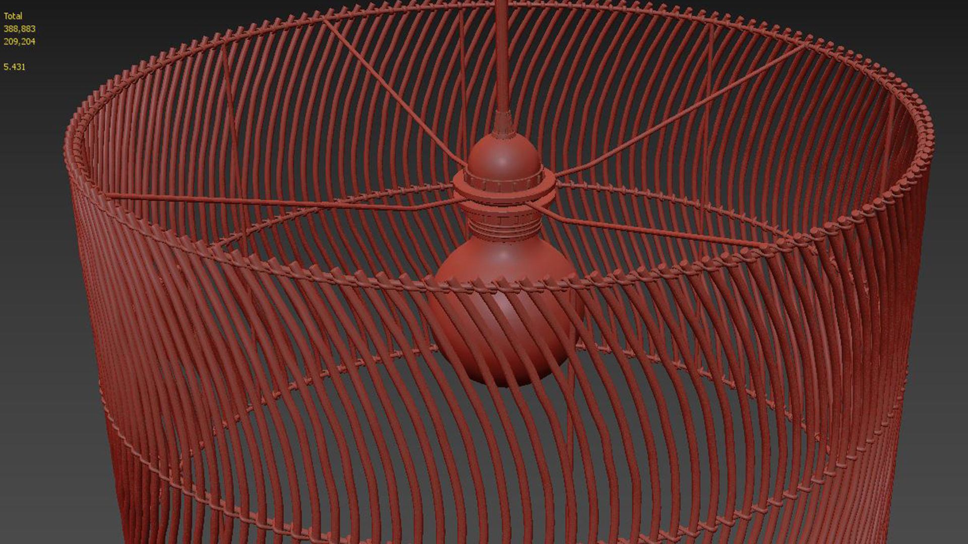 Java Lamp Shade 3D model | CGTrader