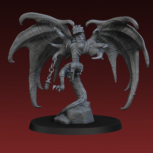 Valefor Final Fantasy X 3D Print Miniature 3D model 3D printable | CGTrader