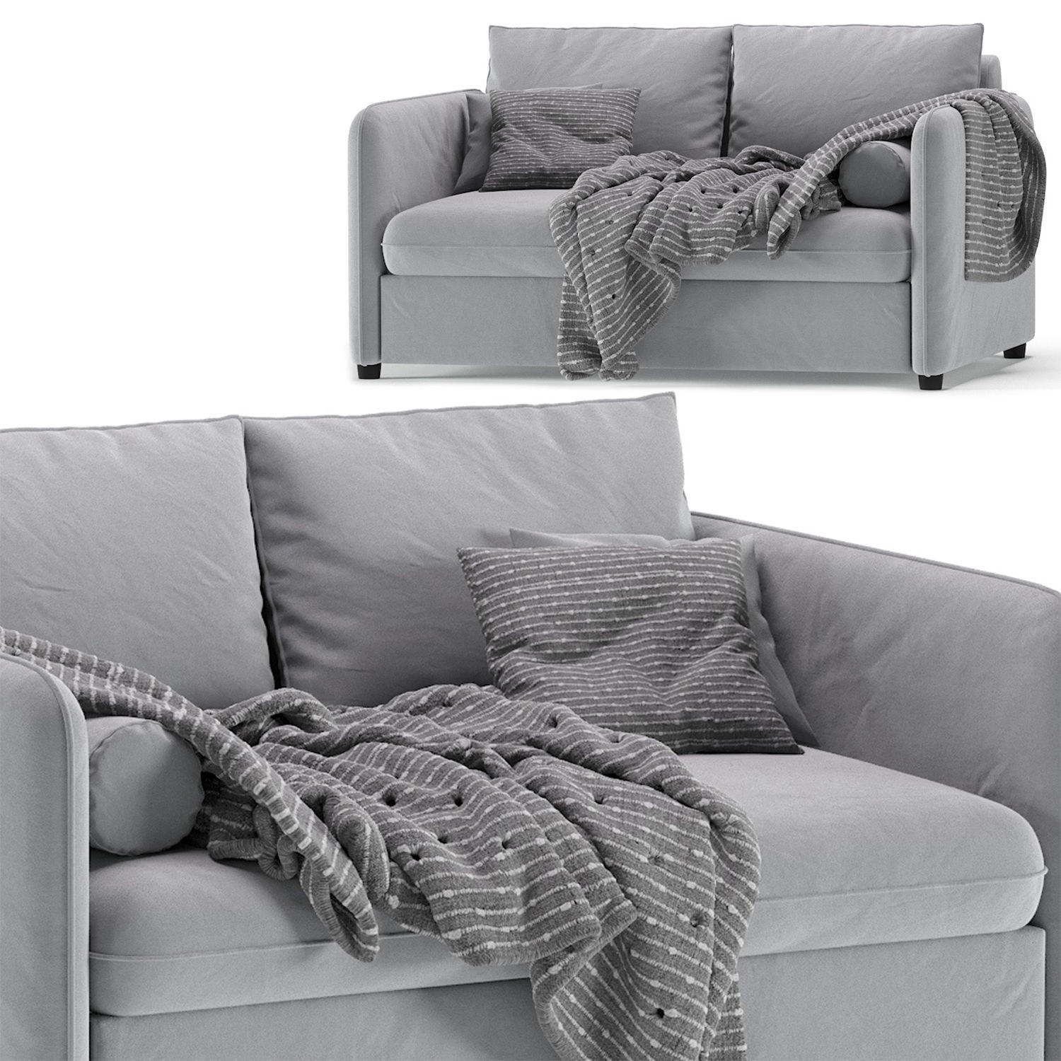 Mons Wagon Sofa By Skdesign 3D model | CGTrader