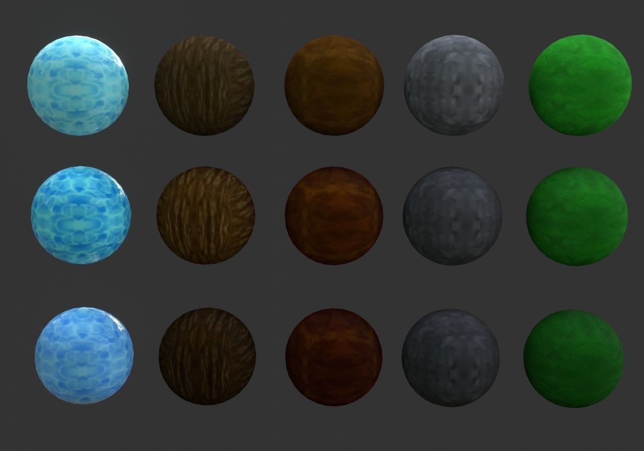 Texture 15 nature lanscape textures for games VR / AR / low-poly | CGTrader