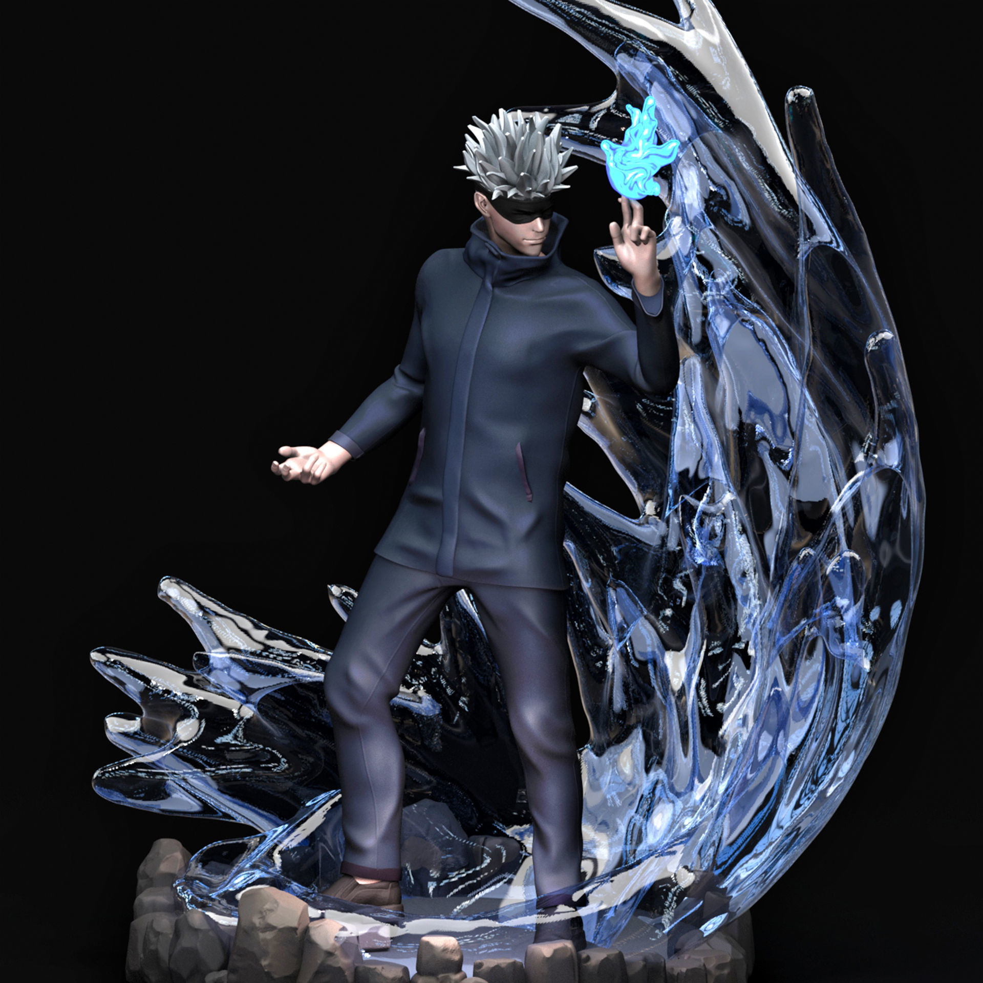 Gojo Satoru 3D Printable 3D model 3D printable | CGTrader