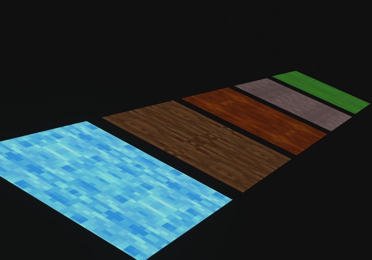 Texture 15 nature pixels textures for games pack VR / AR / low-poly ...