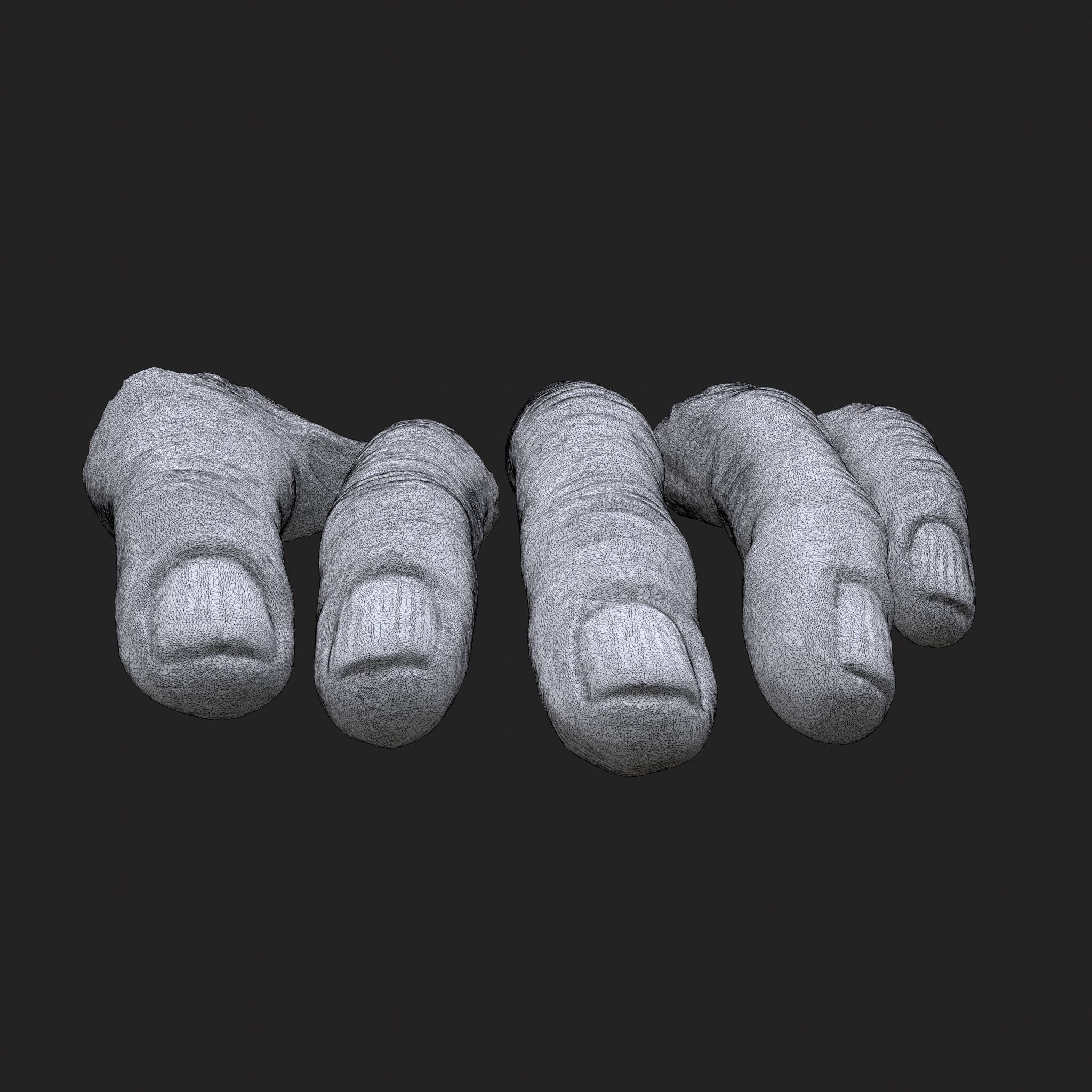 Severed Fingers 3D model 3D printable | CGTrader