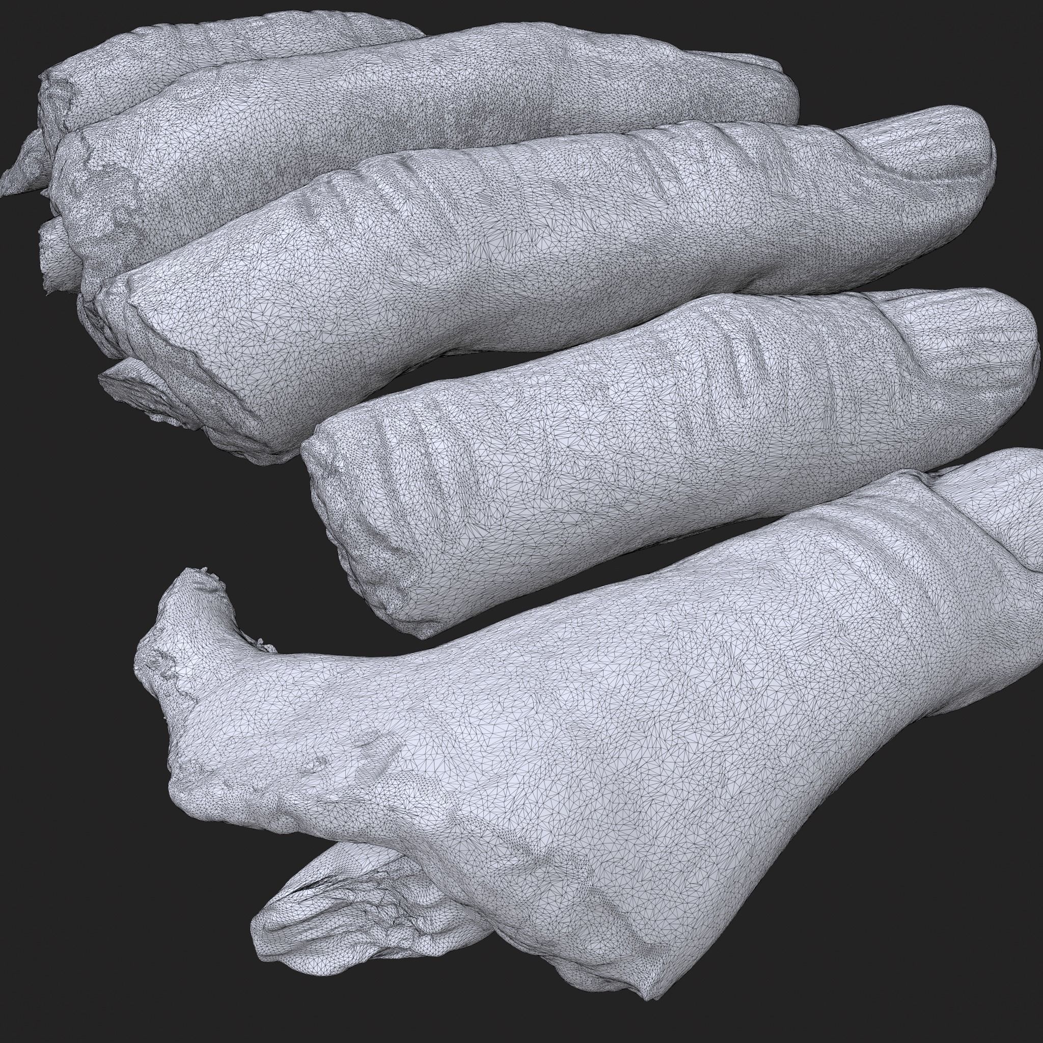 Severed Fingers 3D model 3D printable | CGTrader