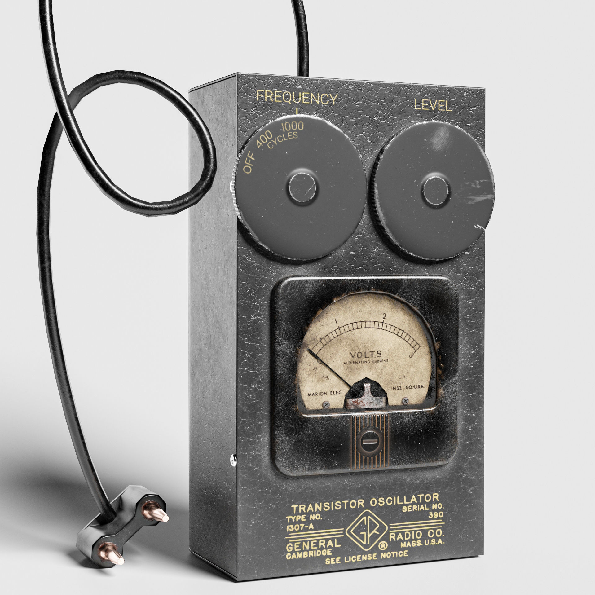 3D model General Radio Transistor Oscillator 1307-A VR / AR / low-poly ...