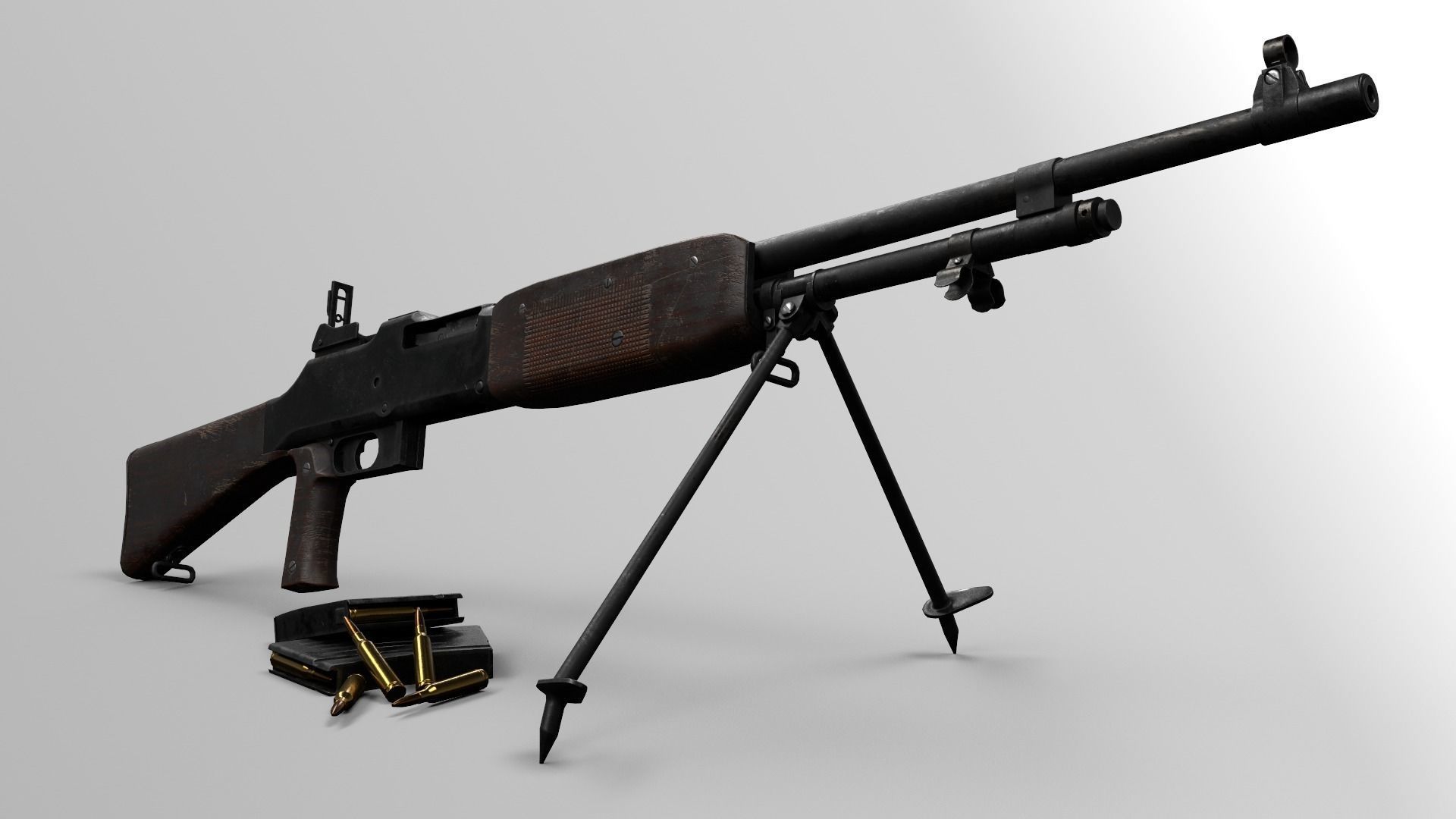 3D model Swedish Kg 21 - Low-poly 3D model PBR VR / AR / low-poly ...