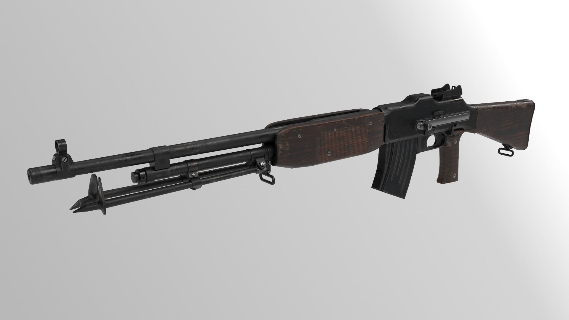 3D model Swedish Kg 21 - Low-poly 3D model PBR VR / AR / low-poly ...