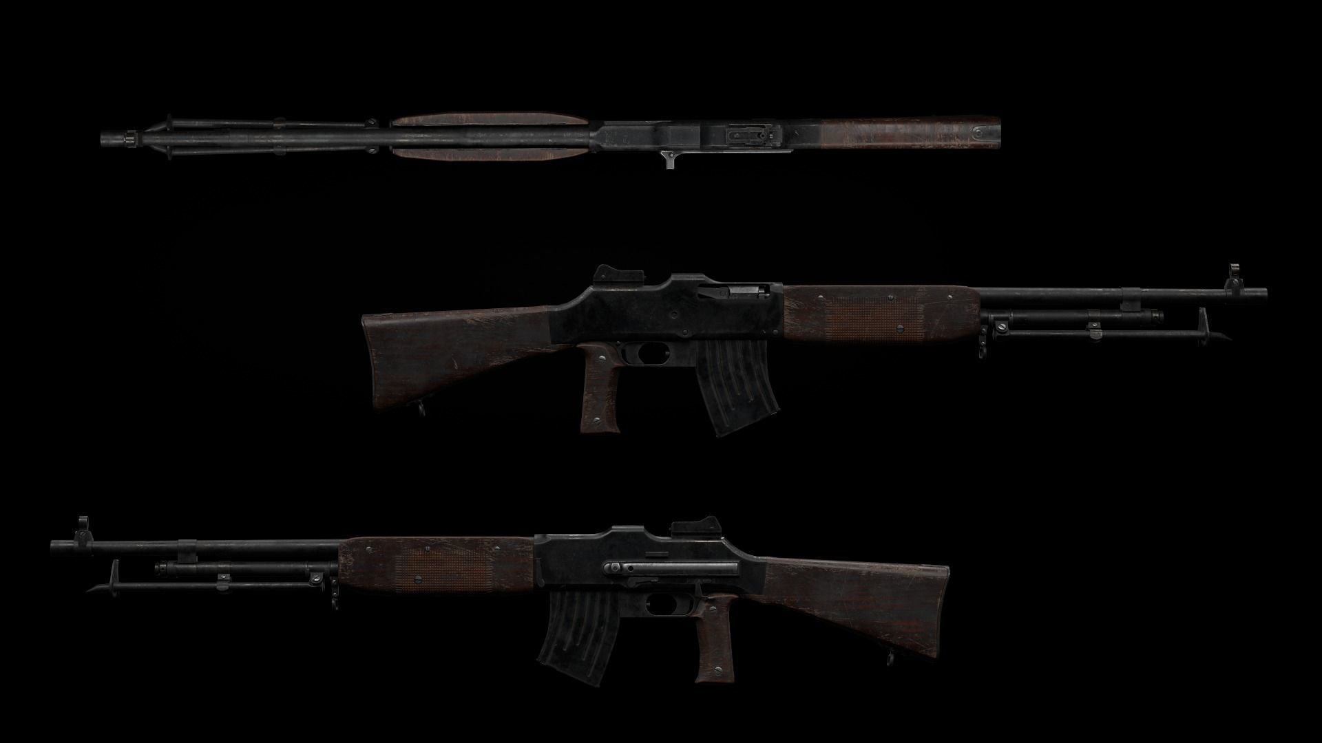 3D model Swedish Kg 21 - Low-poly 3D model PBR VR / AR / low-poly ...