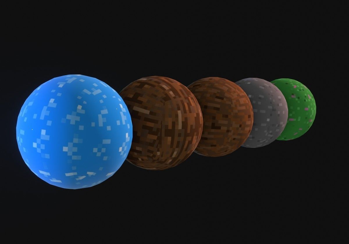 Texture 15 textures pack - nature pixels VR / AR / low-poly | CGTrader