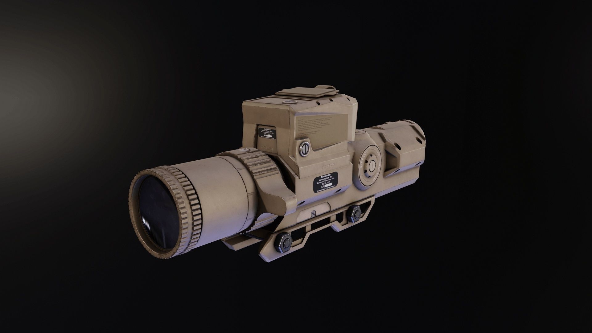 3D model Vortex XM157 NGSW FC Optic VR / AR / low-poly | CGTrader
