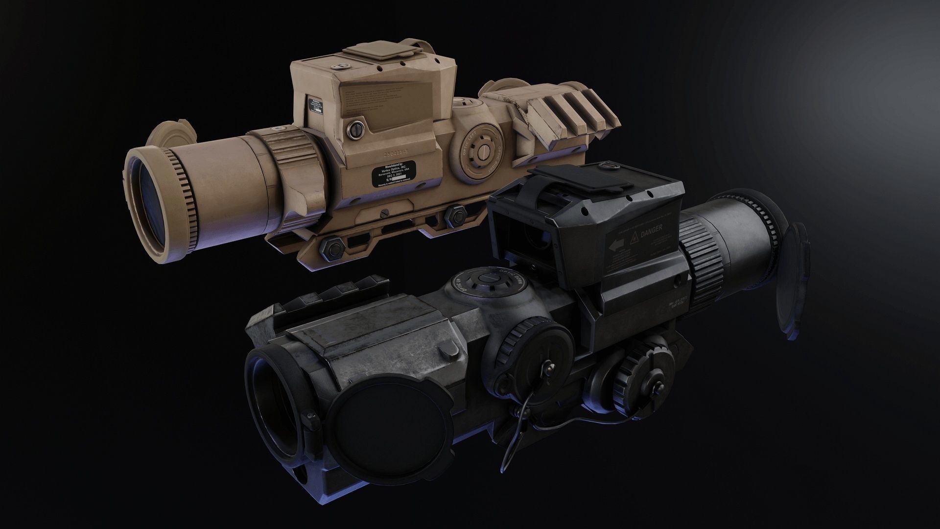 3D model Vortex XM157 NGSW FC Optic VR / AR / low-poly | CGTrader