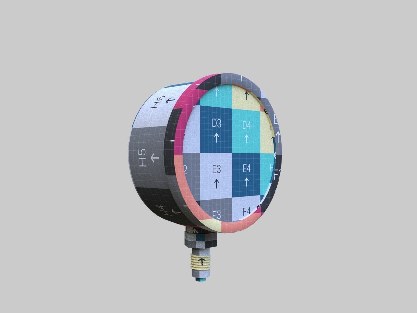 Manometer 3d model 3D model | CGTrader