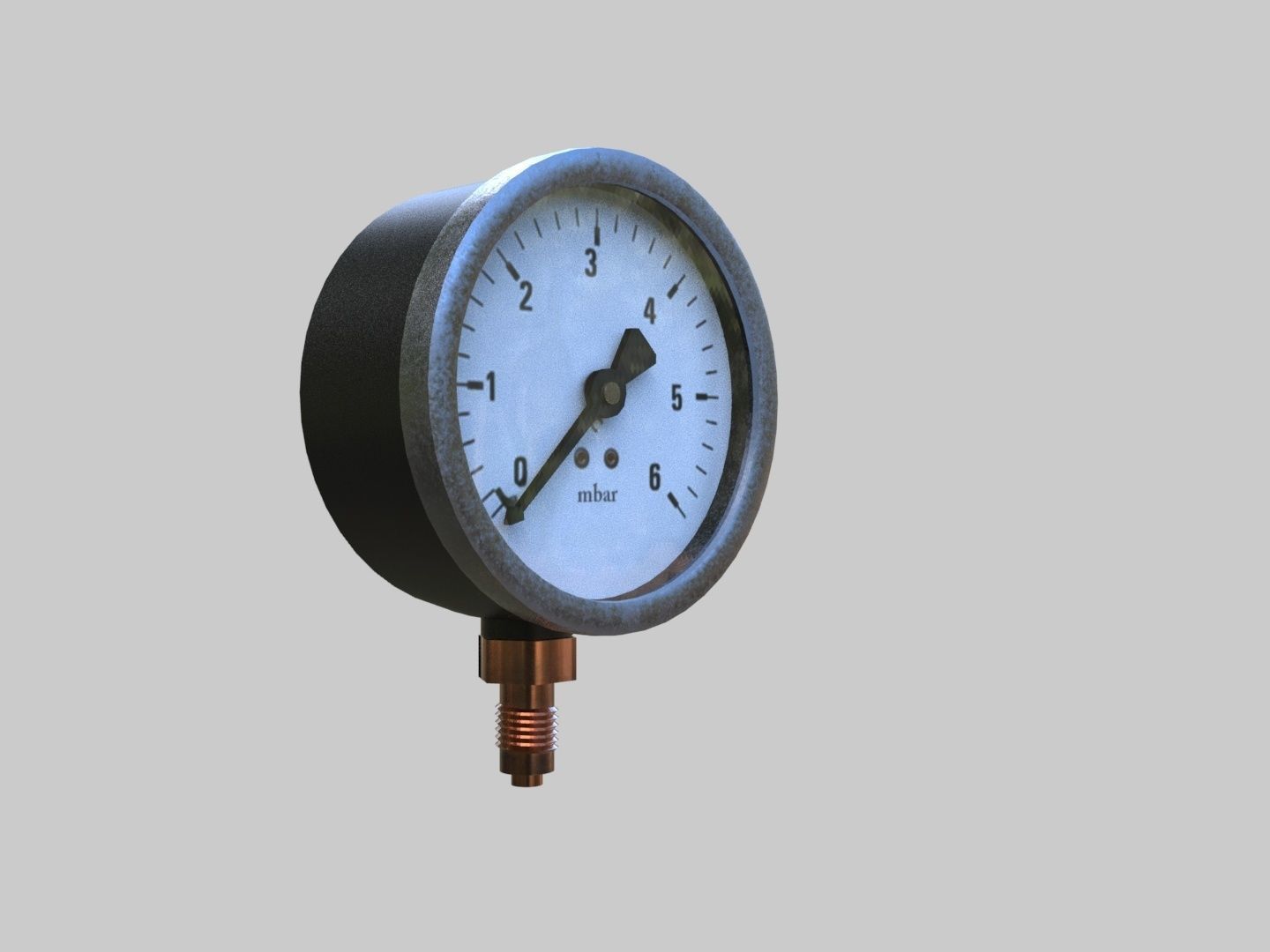 Manometer 3d model 3D model | CGTrader