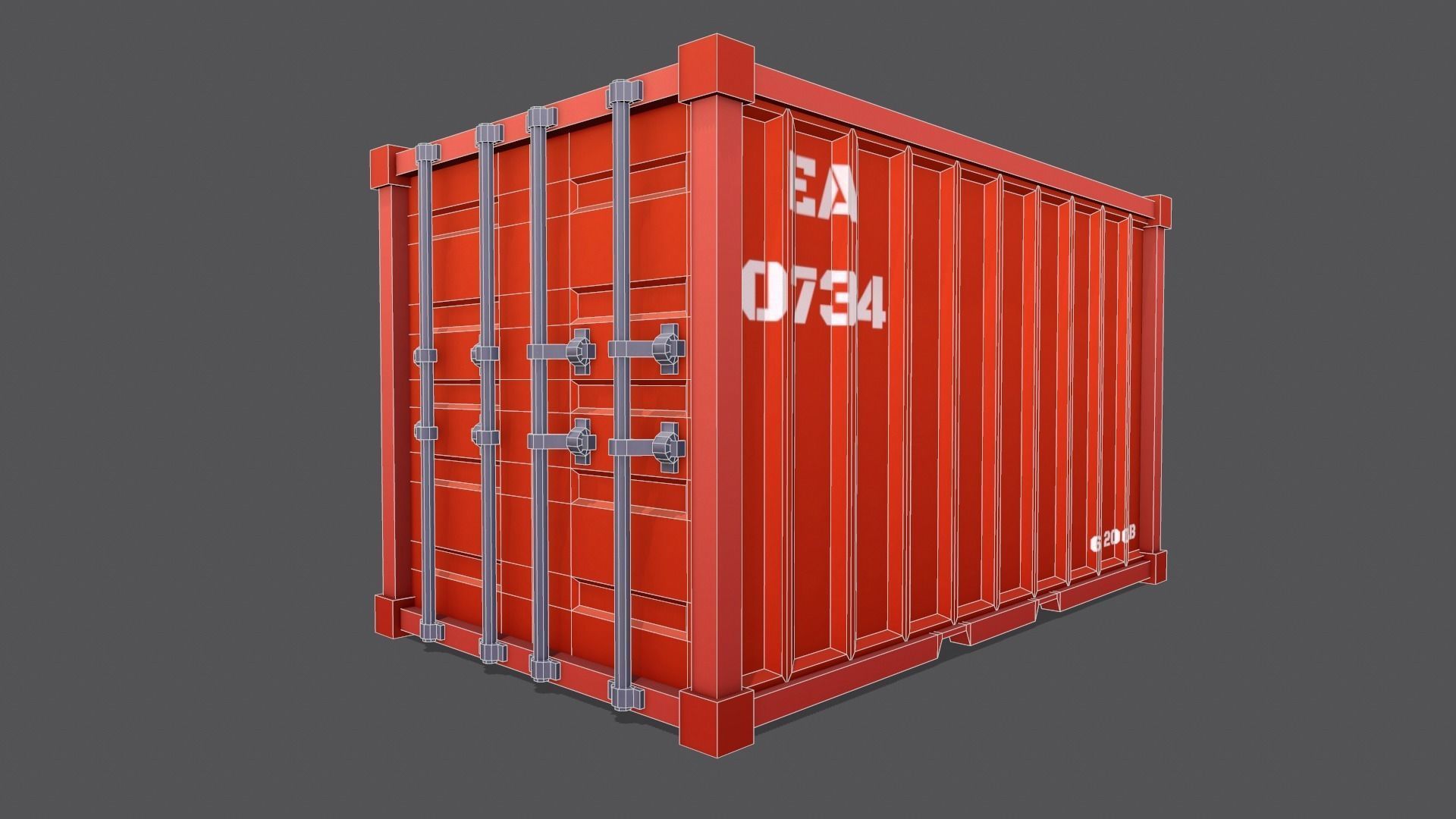 3D model Containers Stylized Cartoon VR / AR / low-poly | CGTrader