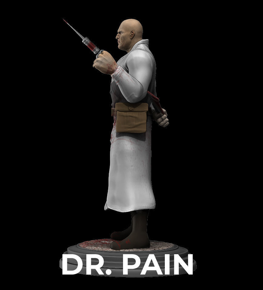 Doctor Pain 3D model 3D printable | CGTrader