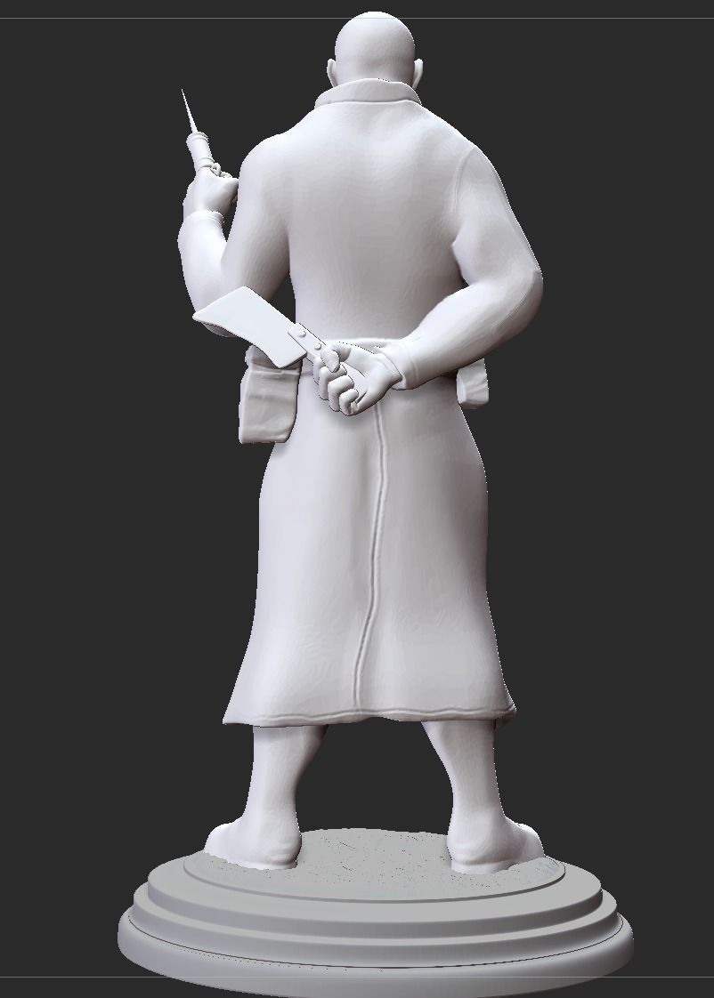 Doctor Pain 3D model 3D printable | CGTrader