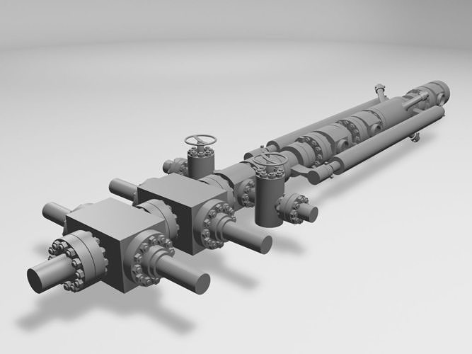 Industrial Well Head 3D model | CGTrader