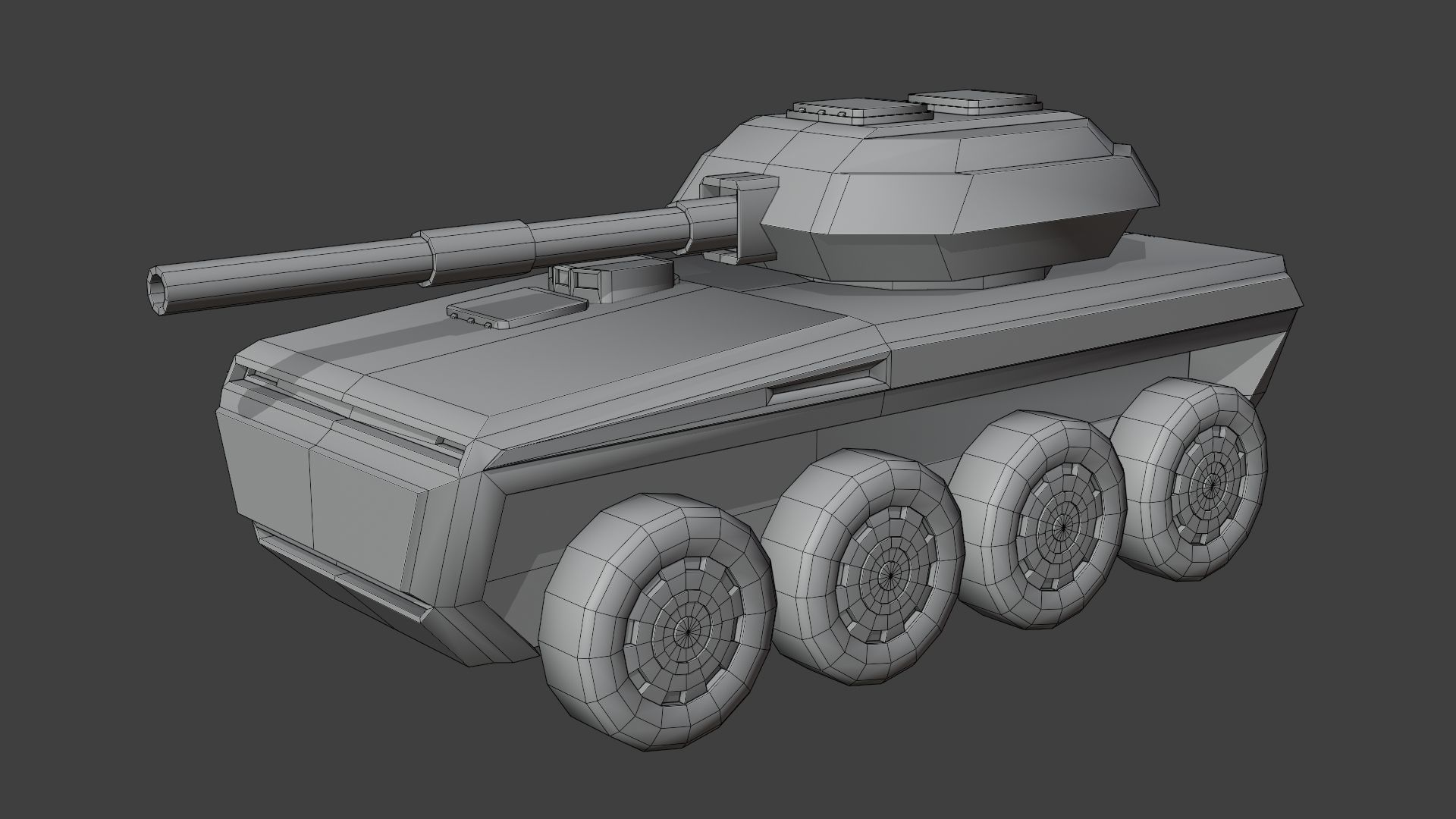3D model Wheeled Stylized Tank VR / AR / low-poly | CGTrader