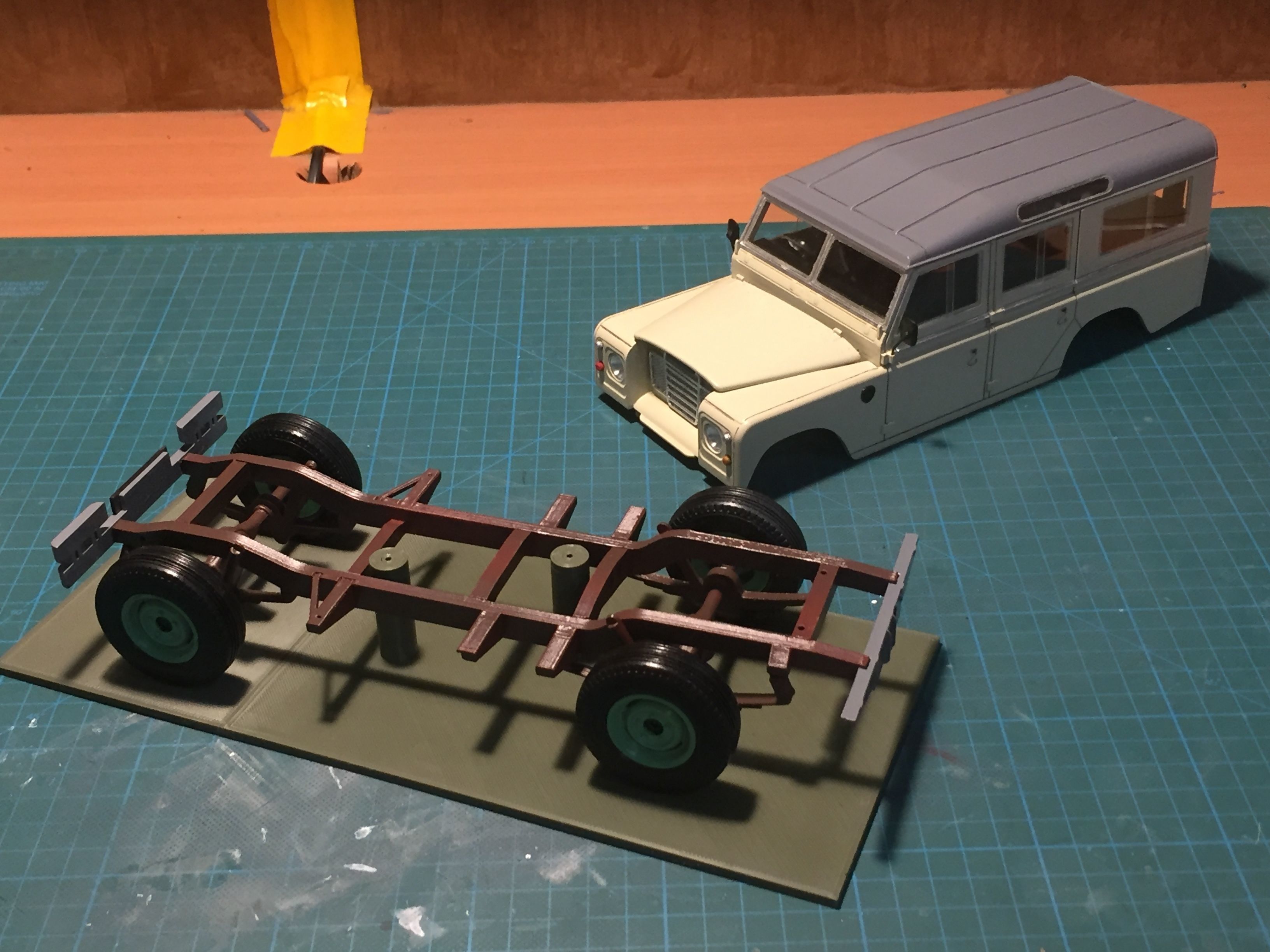 Land Rover 3 series Wagon 1 to 18 scale model series 3D model 3D ...