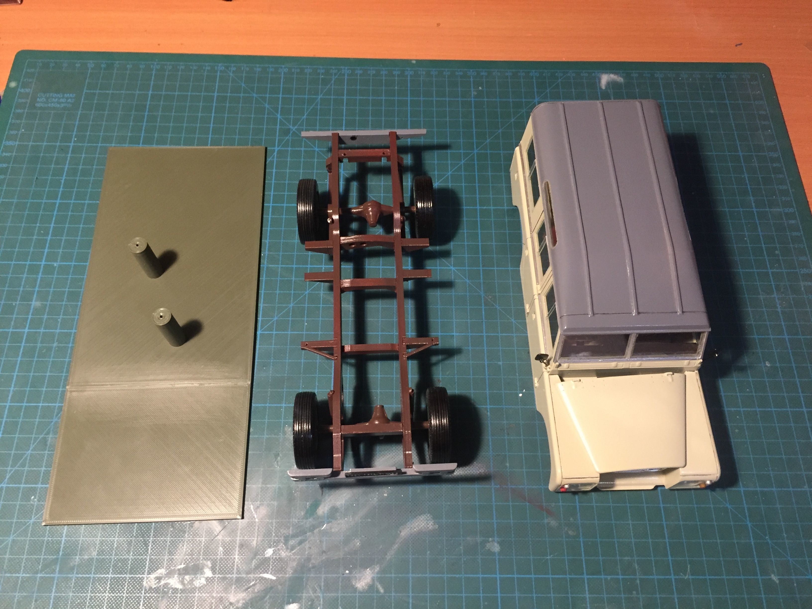 Land Rover 3 series Wagon 1 to 18 scale model series 3D model 3D ...