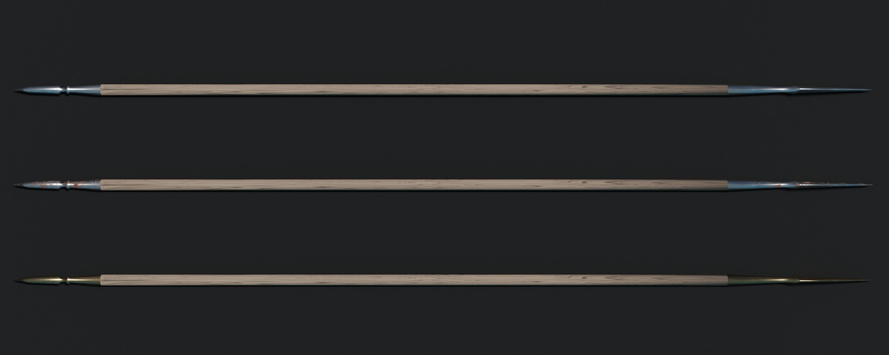 3D model Greek Dory Spear VR / AR / low-poly | CGTrader