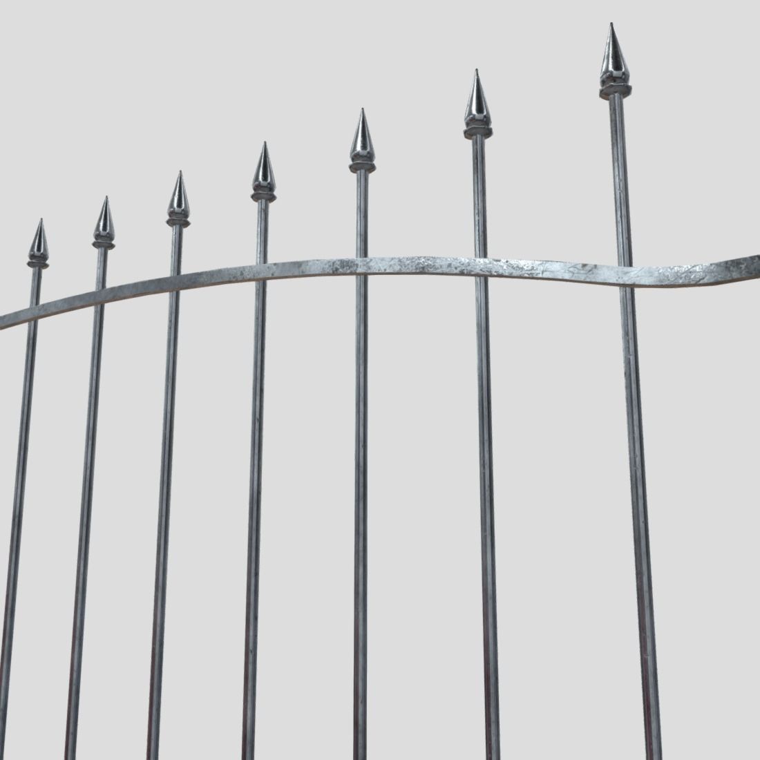 CC0 - Iron Fence free VR / AR / low-poly 3D model | CGTrader