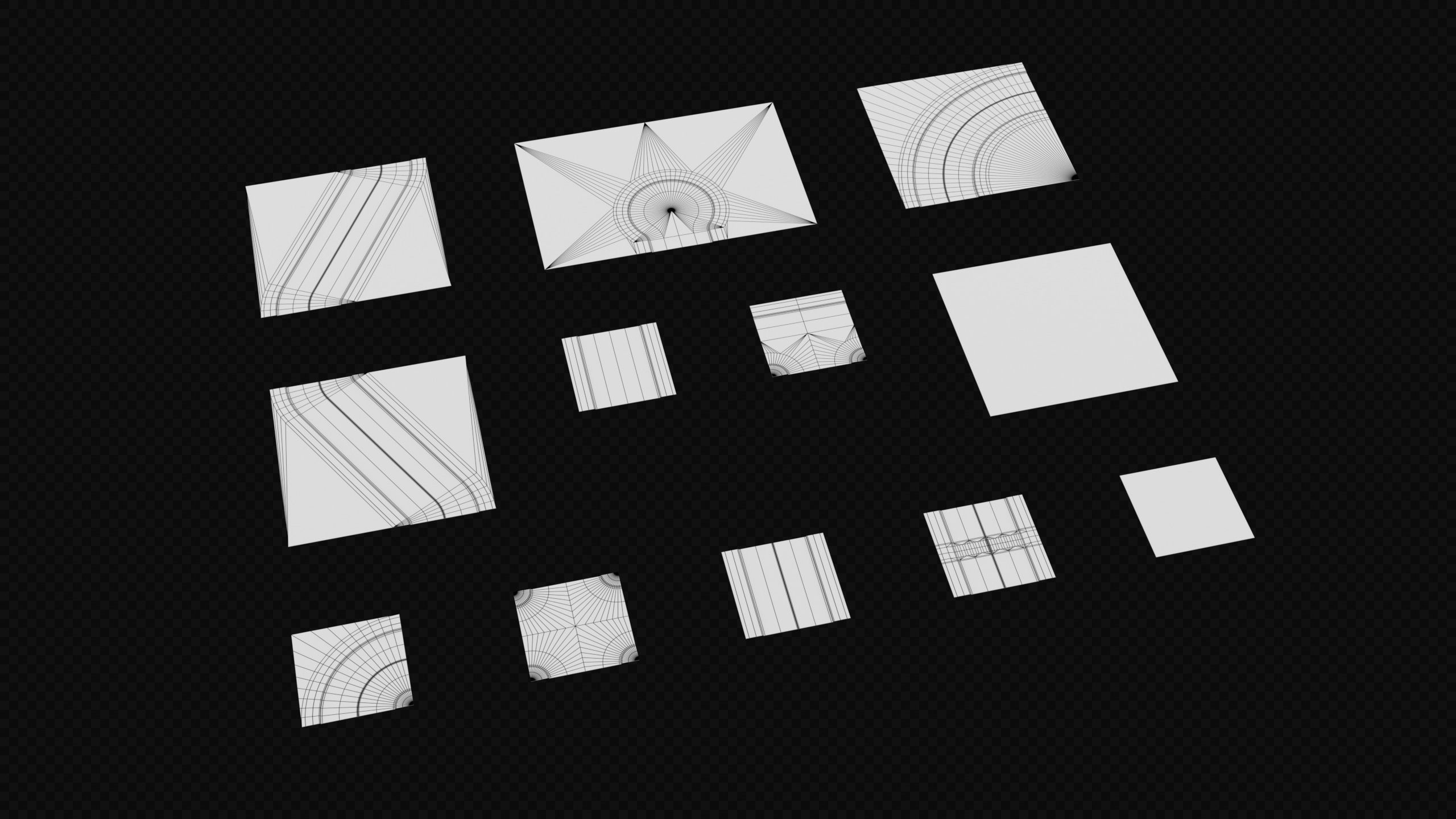 3D model Modular Road Set VR / AR / low-poly | CGTrader