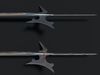 3D model Medieval Crescent Bladed Halberd VR / AR / low-poly | CGTrader