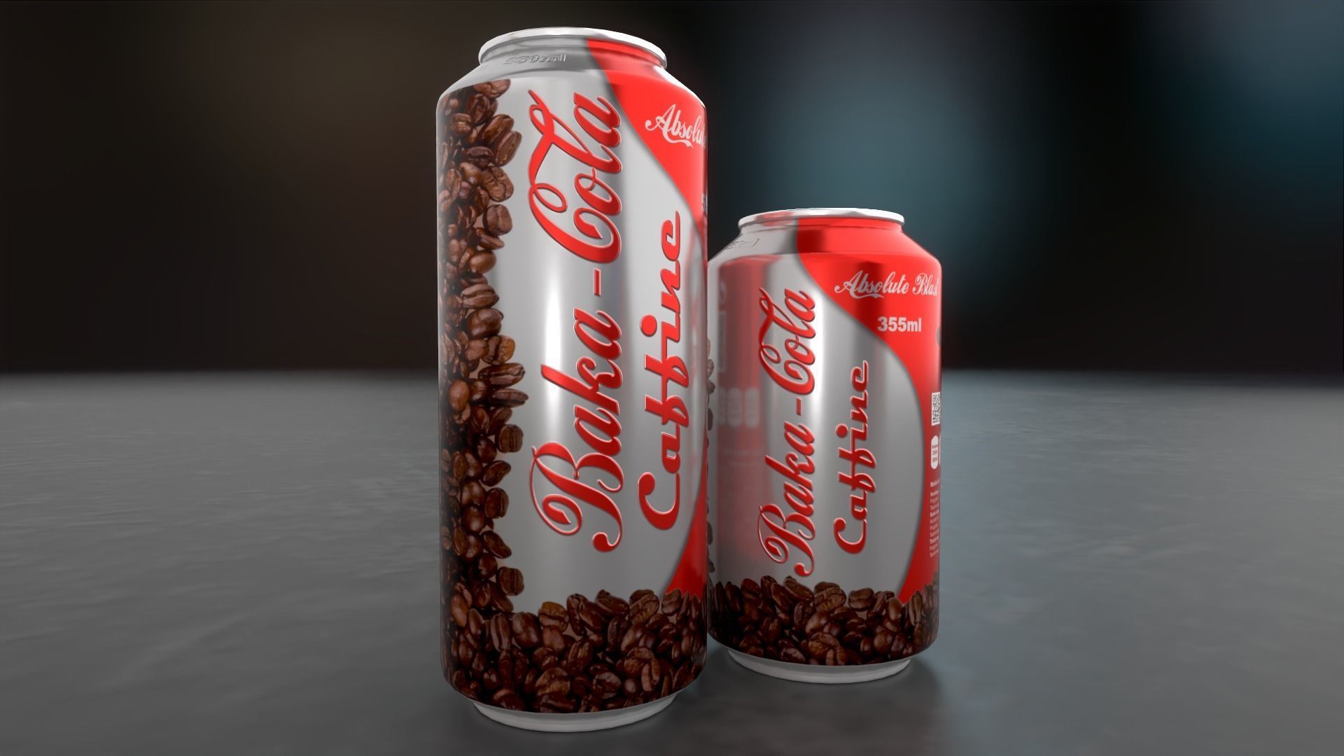 3D model Baka Cola Soda cans VR / AR / low-poly | CGTrader