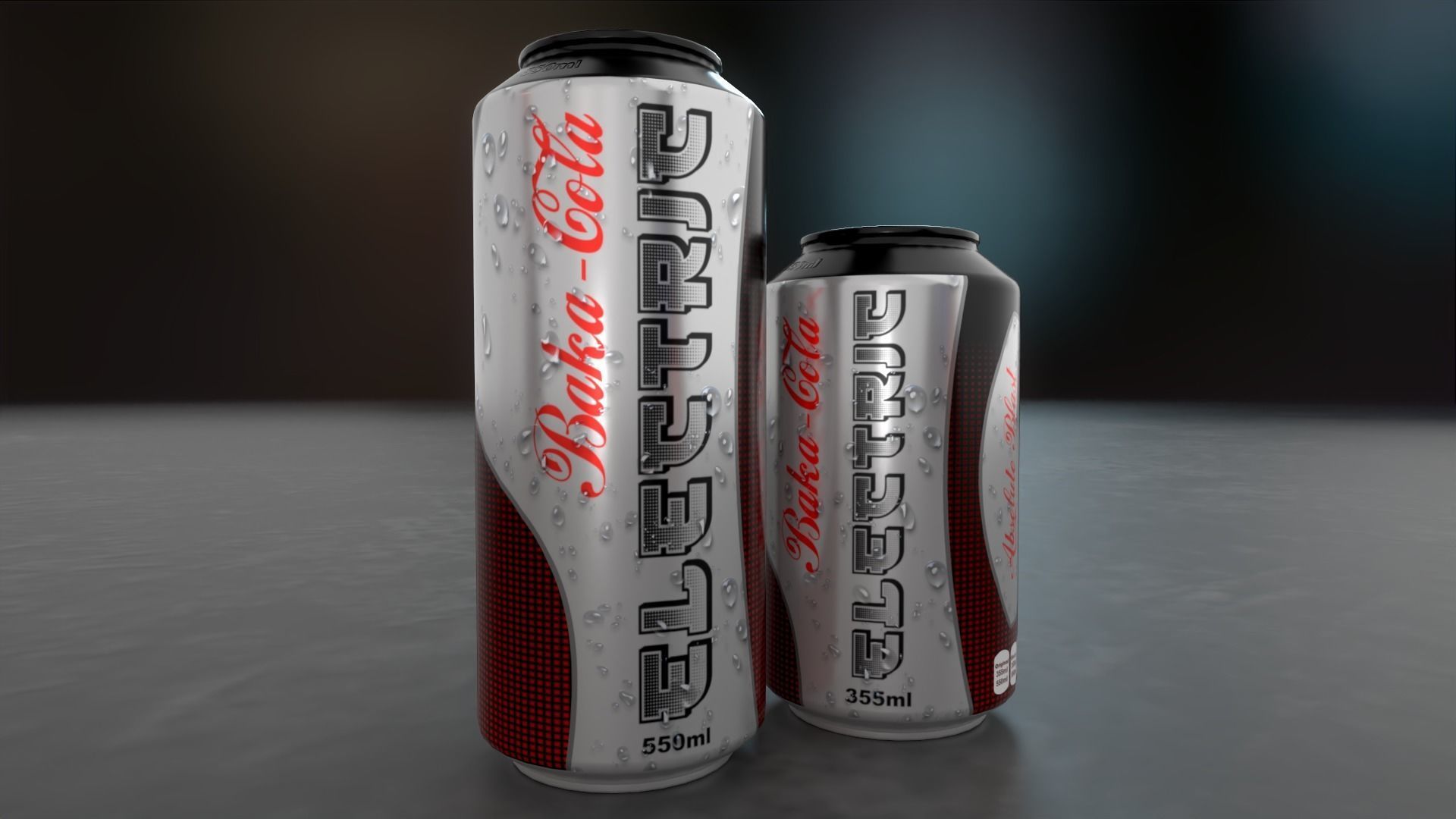 3D model Baka Cola Soda cans VR / AR / low-poly | CGTrader