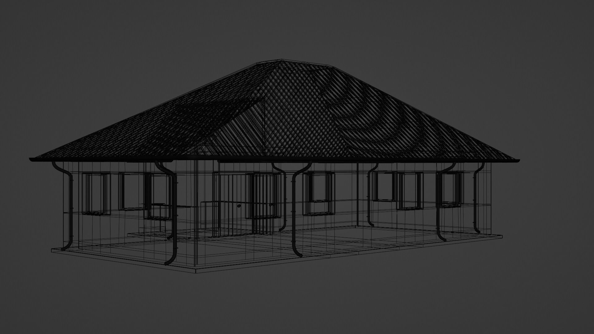 African Rural Clinic 3D model | CGTrader