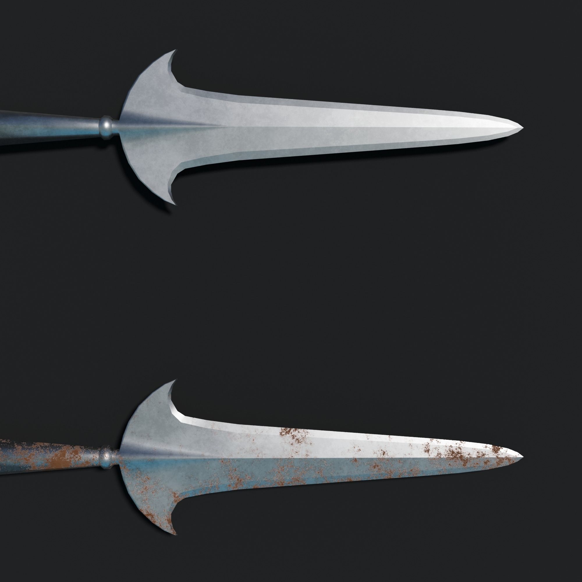 3D model Medieval Partizan Spear VR / AR / low-poly | CGTrader