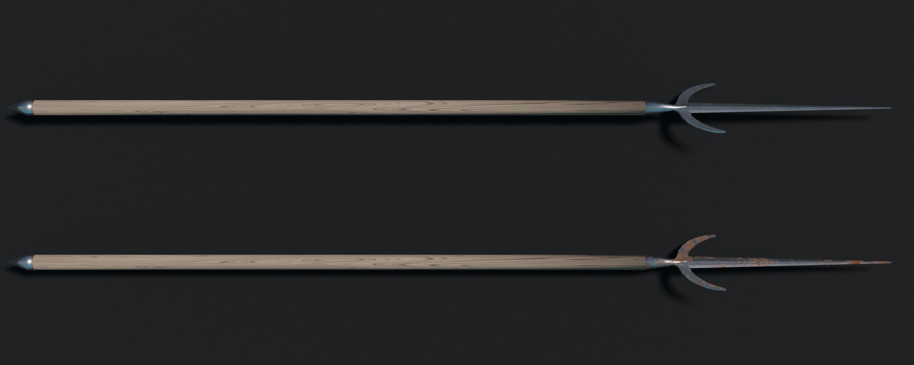 3D model Medieval Ranseur Spear VR / AR / low-poly | CGTrader