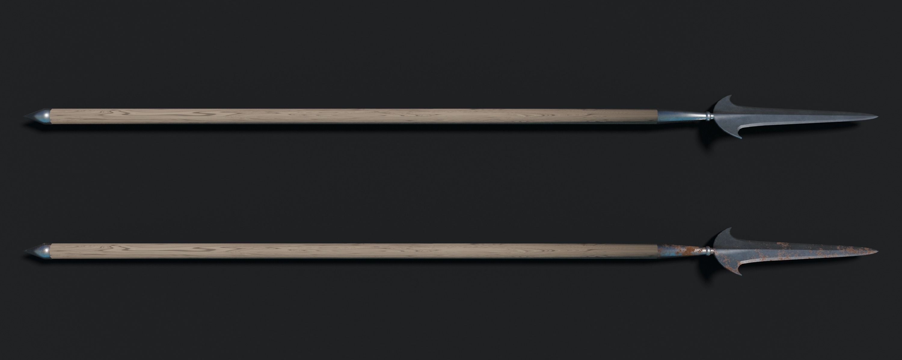 Ancient and Medieval Polearms 3D Model Collection | CGTrader