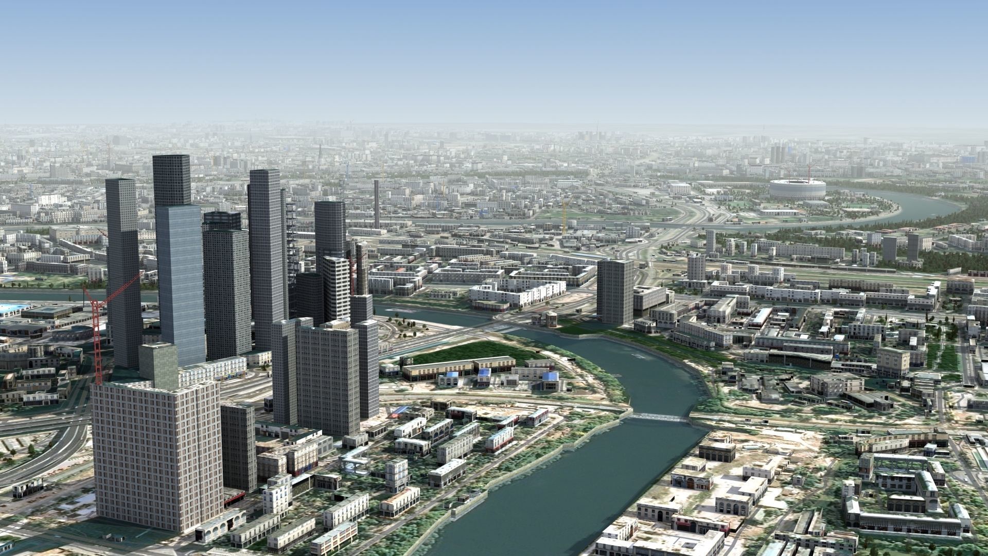 3D model Moscow City Russia VR / AR / low-poly | CGTrader