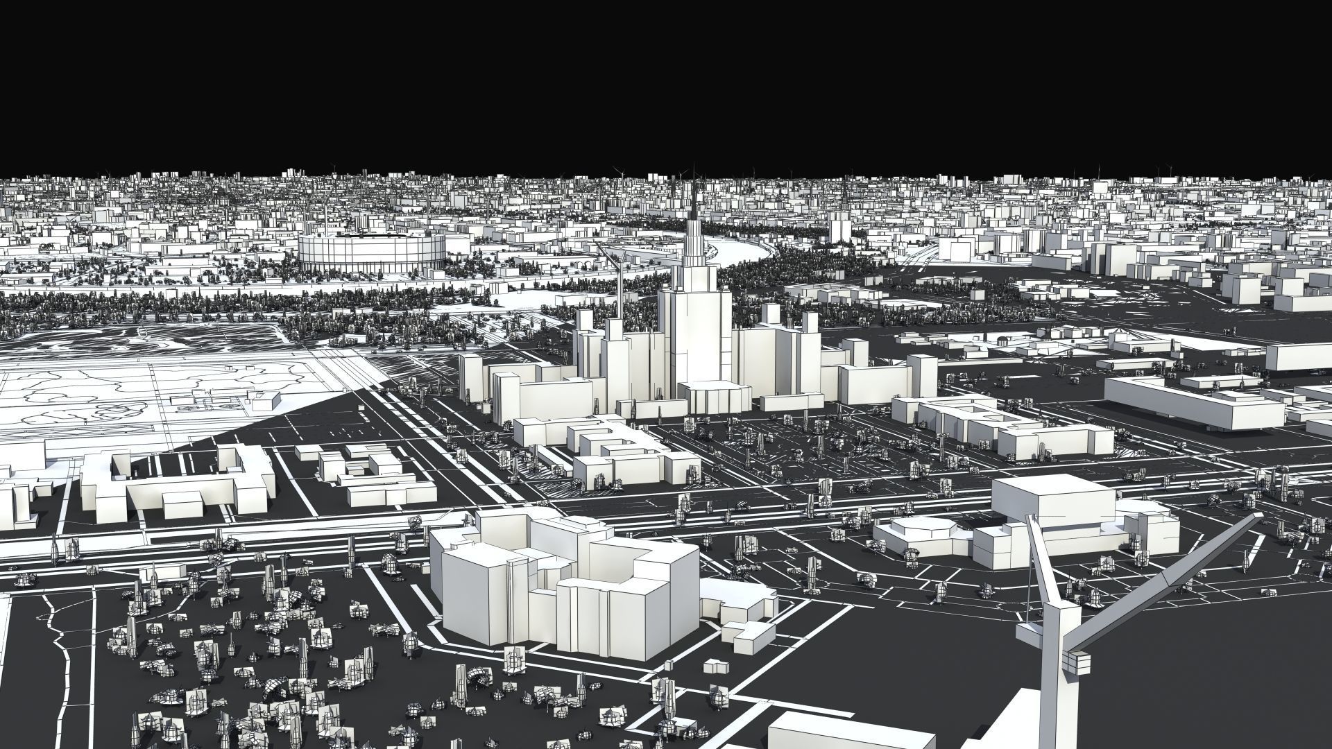 3D model Moscow City Russia VR / AR / low-poly | CGTrader