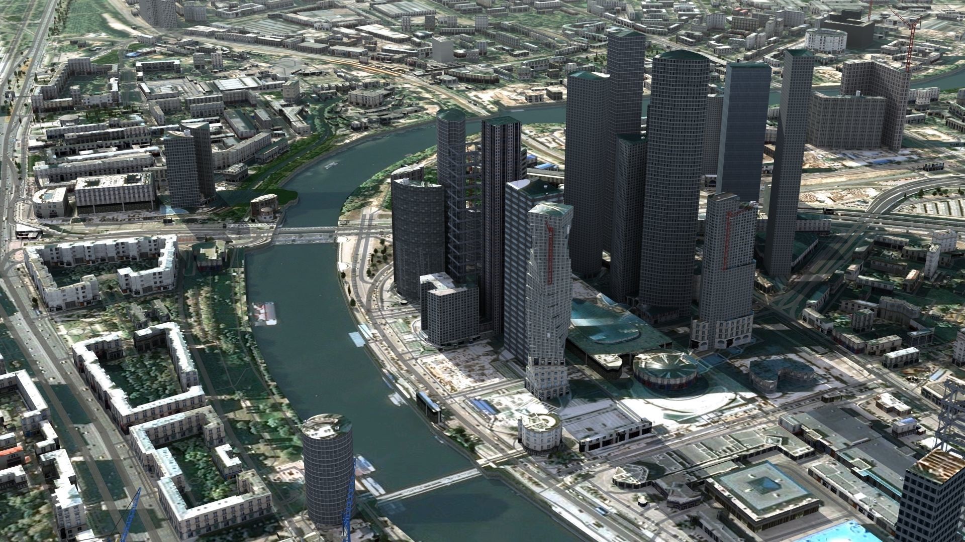 3D model Moscow City Russia VR / AR / low-poly | CGTrader