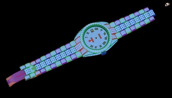 watch 3D model 3D printable | CGTrader