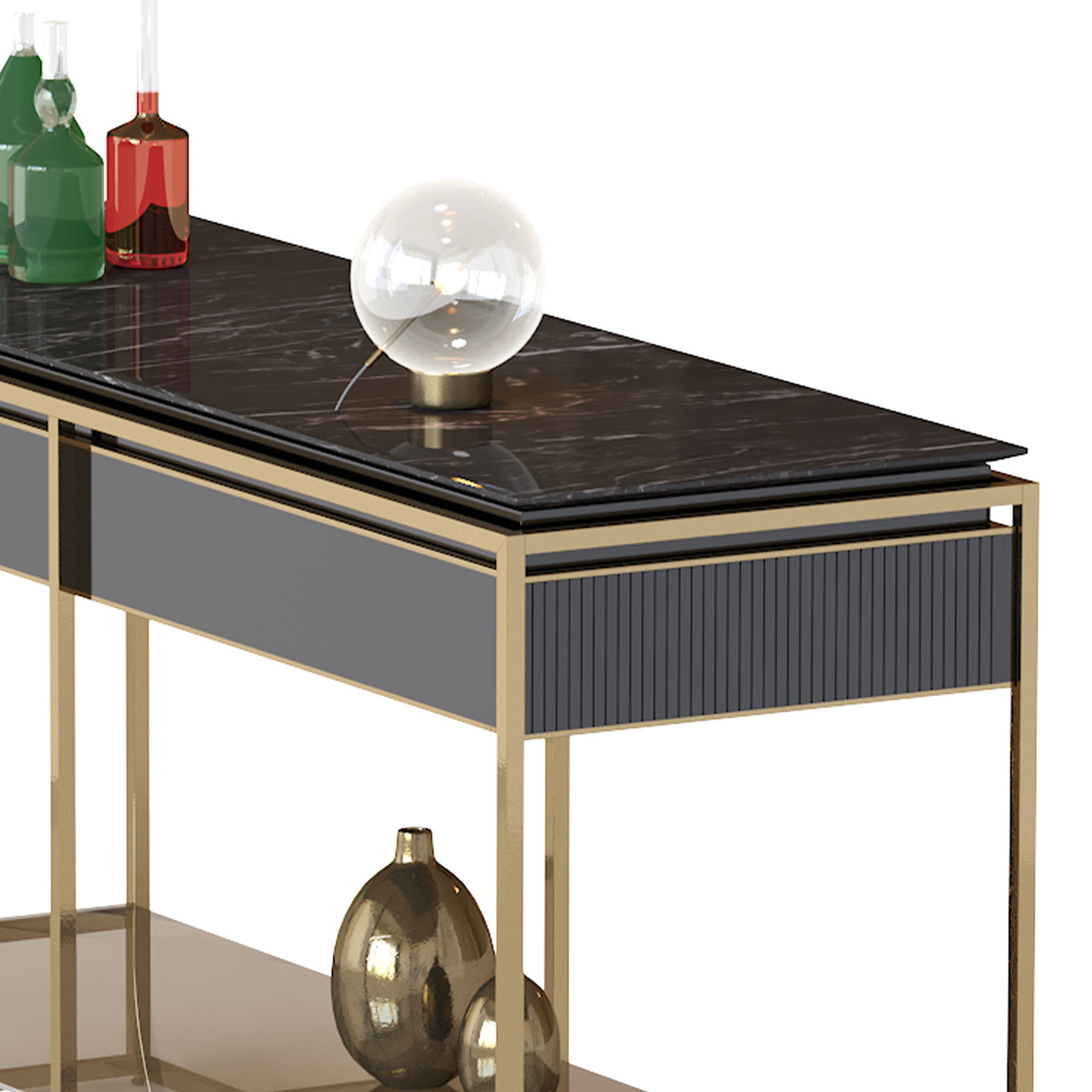 Visionnaire consoles banner 3D model | CGTrader