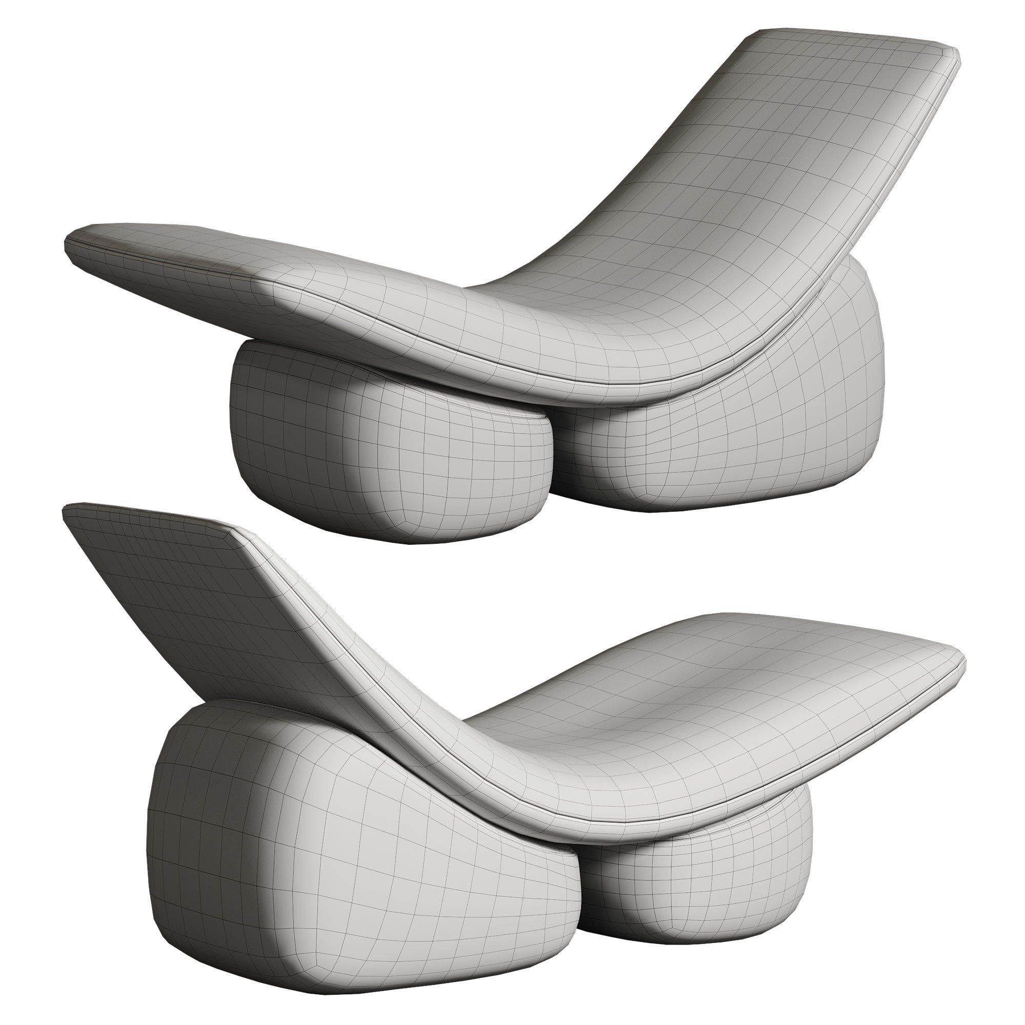 Six N Five Lounge Chair 3D model | CGTrader