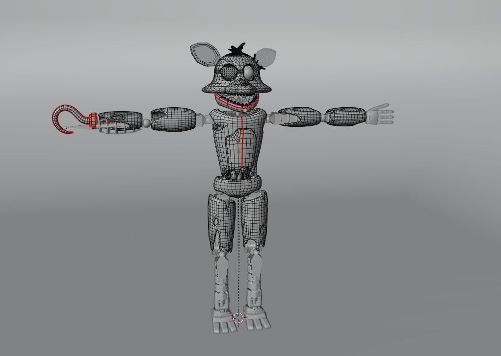 3D model Foxy animated 3D model VR / AR / low-poly | CGTrader