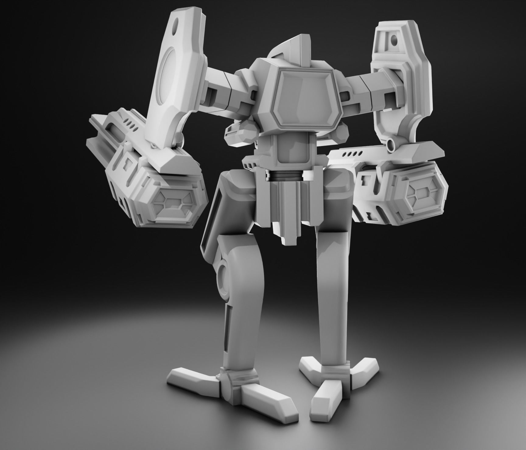 Robot tank 3D Print model 3D model 3D printable | CGTrader