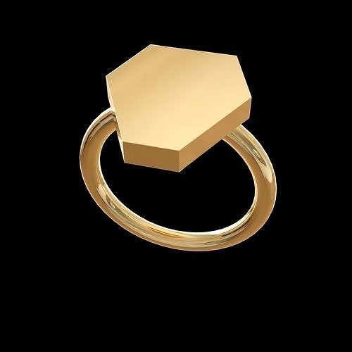 Poly Ring 3D model 3D printable | CGTrader