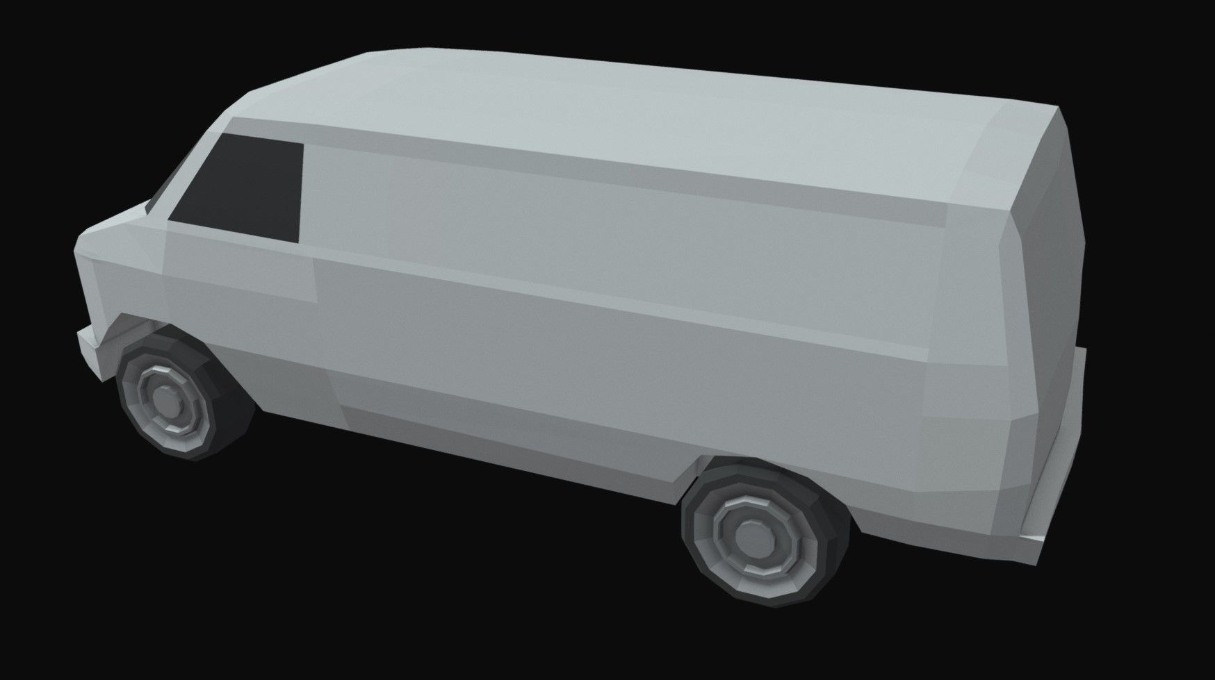 3D model Van Low Poly VR / AR / low-poly | CGTrader