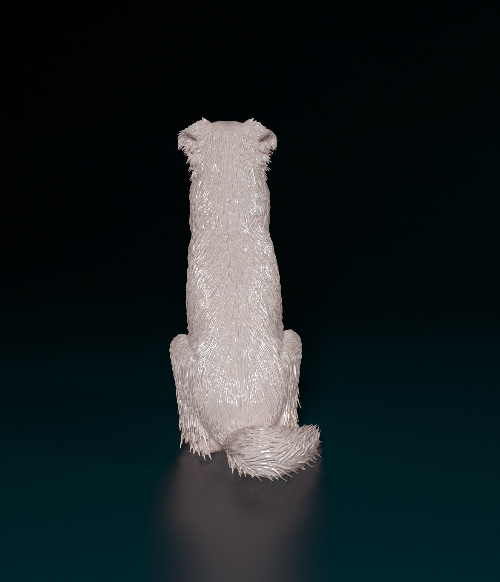 Australian shepherd dog 3D model 3D printable | CGTrader