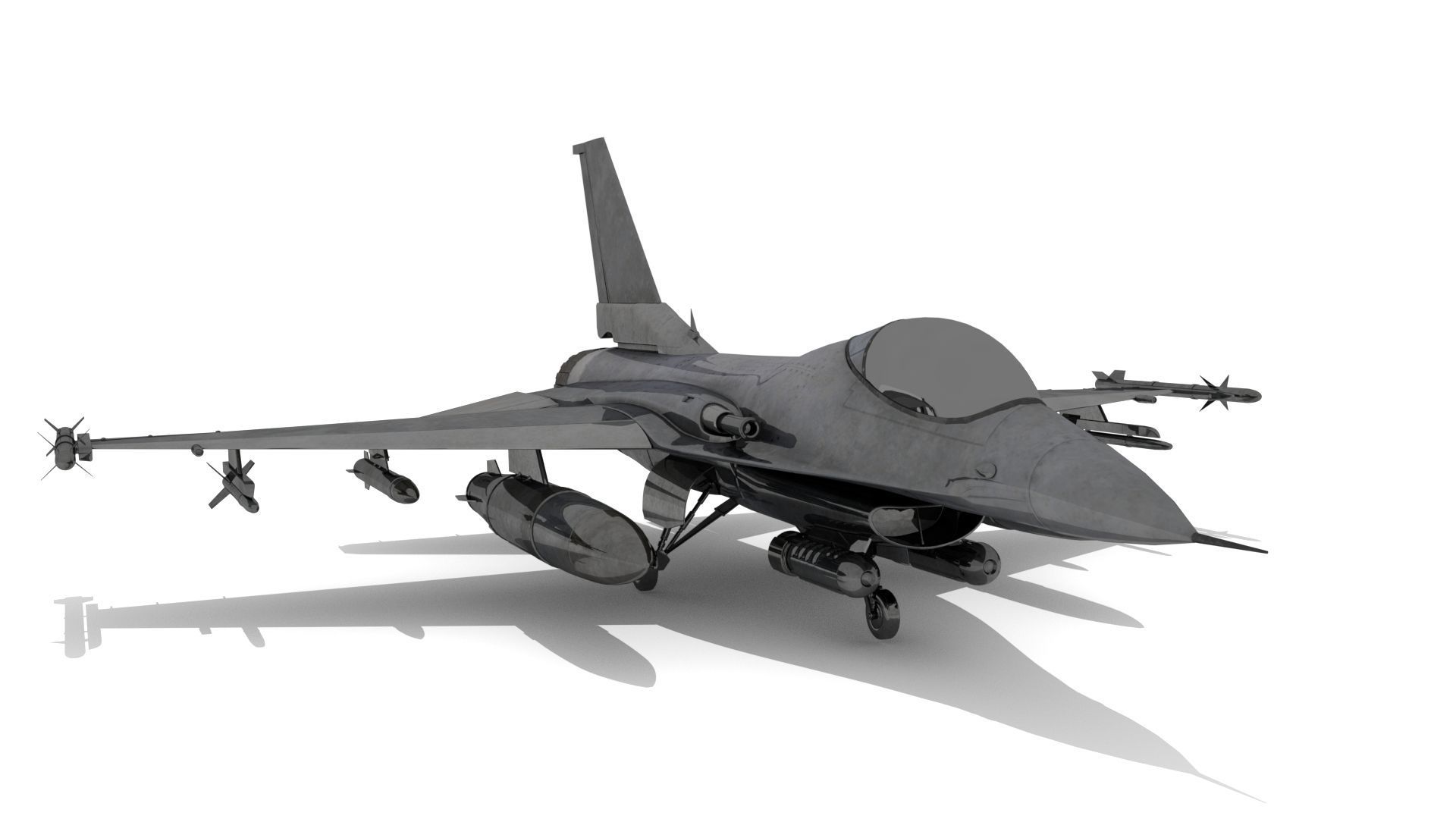 WW3 Fighter Jet 3D model | CGTrader