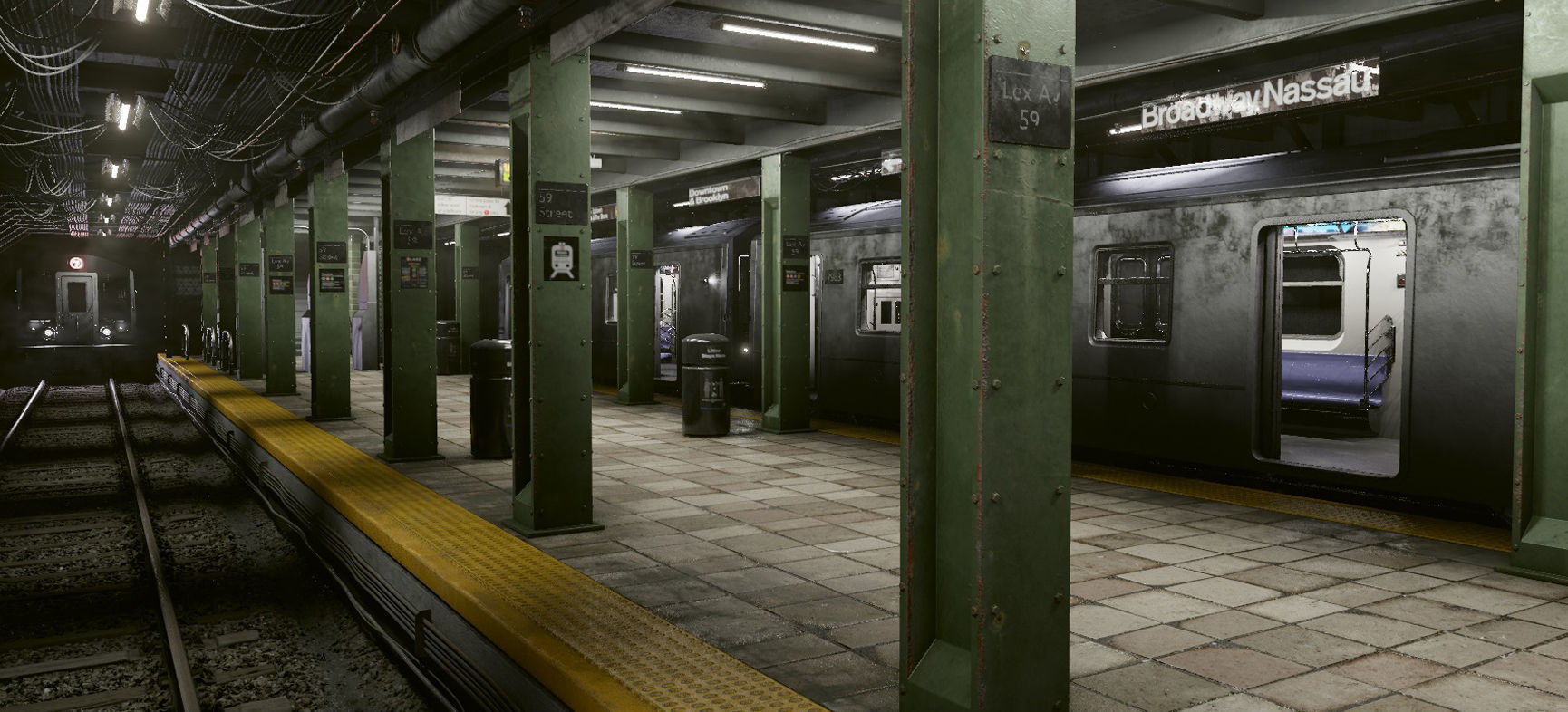 3D model Subway Station - Real Time - Scene VR / AR / low-poly | CGTrader