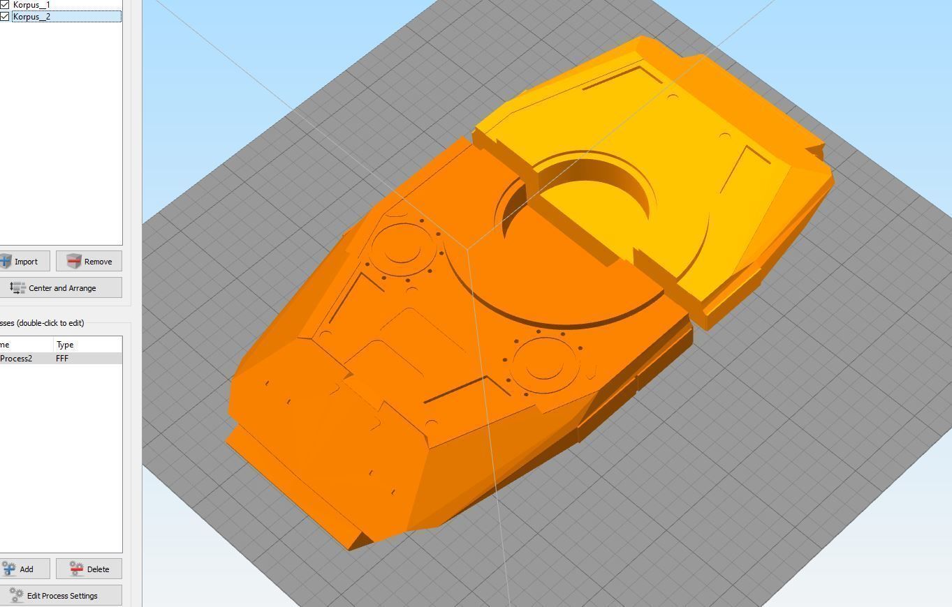 Object 705 tanks 3D model 3D printable | CGTrader